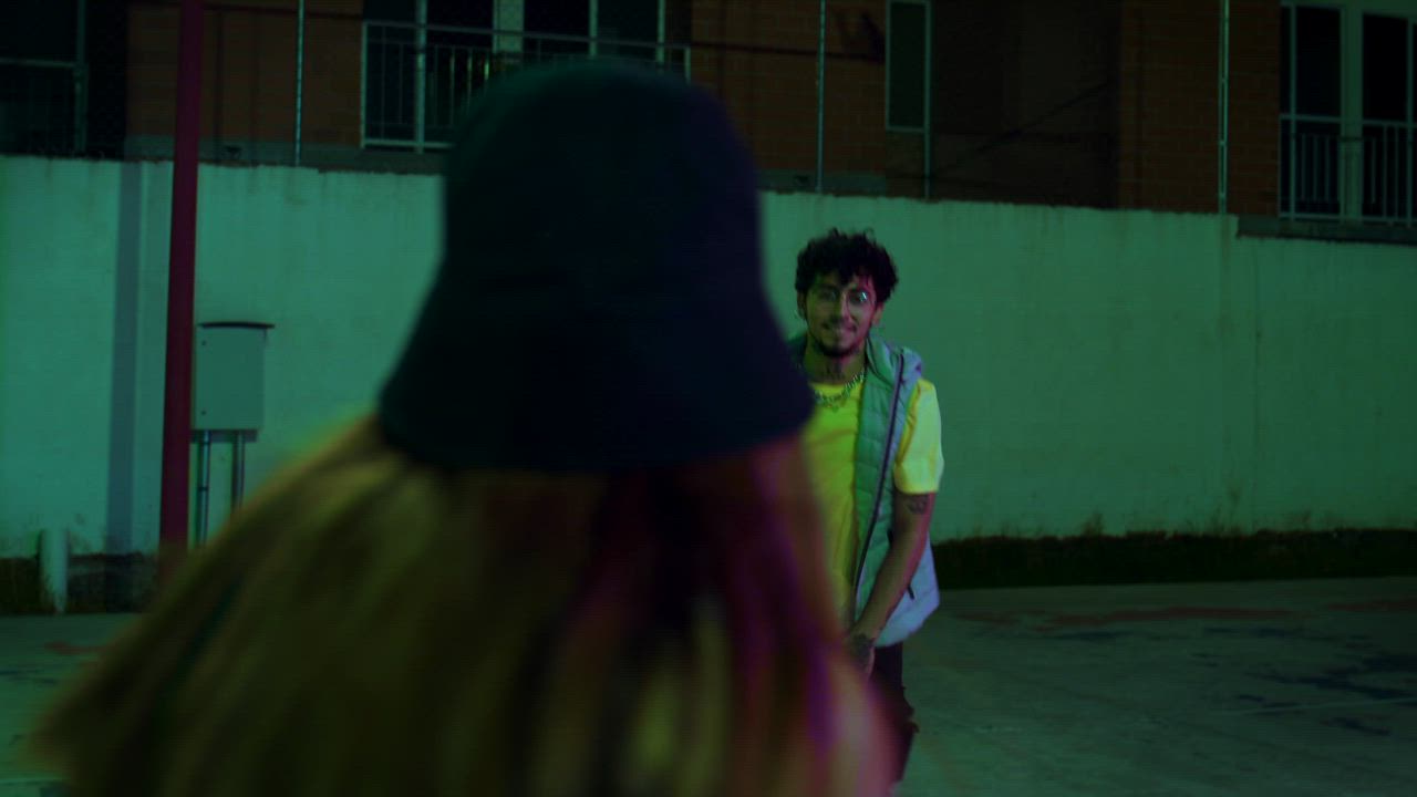 Woman and man dancing a lively choreography in the street - Free Stock ...
