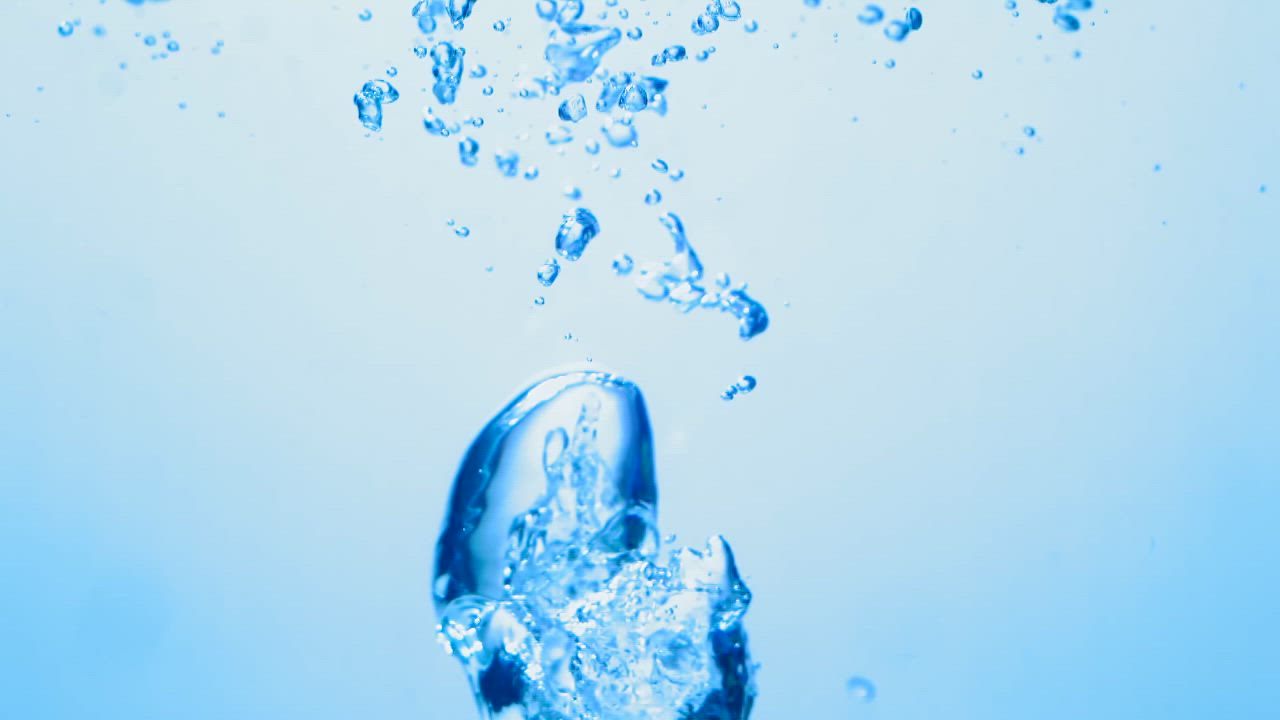 Big bubbles of water bubbling in slow motion - Free Stock Video