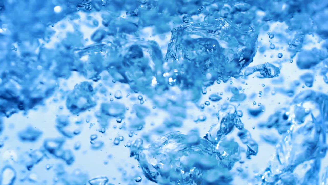 Many bubbles rising in slow motion in crystal clear water - Free Stock ...