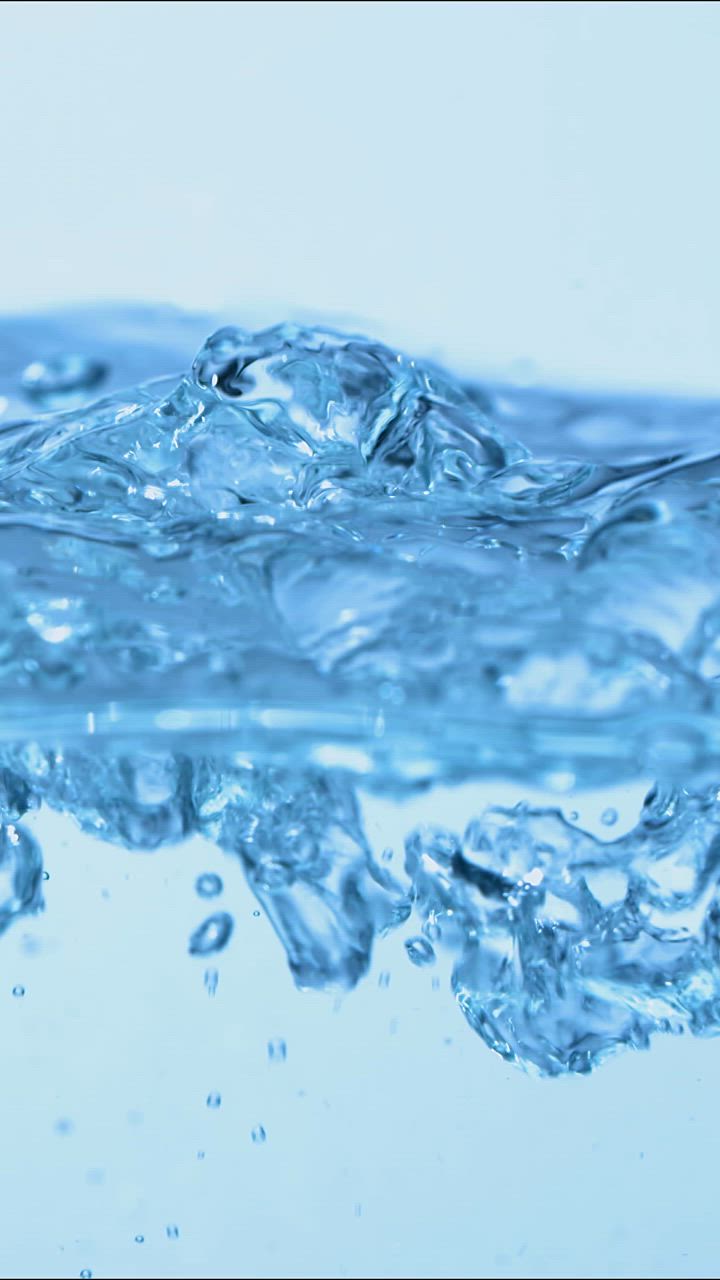 Intensely bubbling water close up view - Free Stock Video