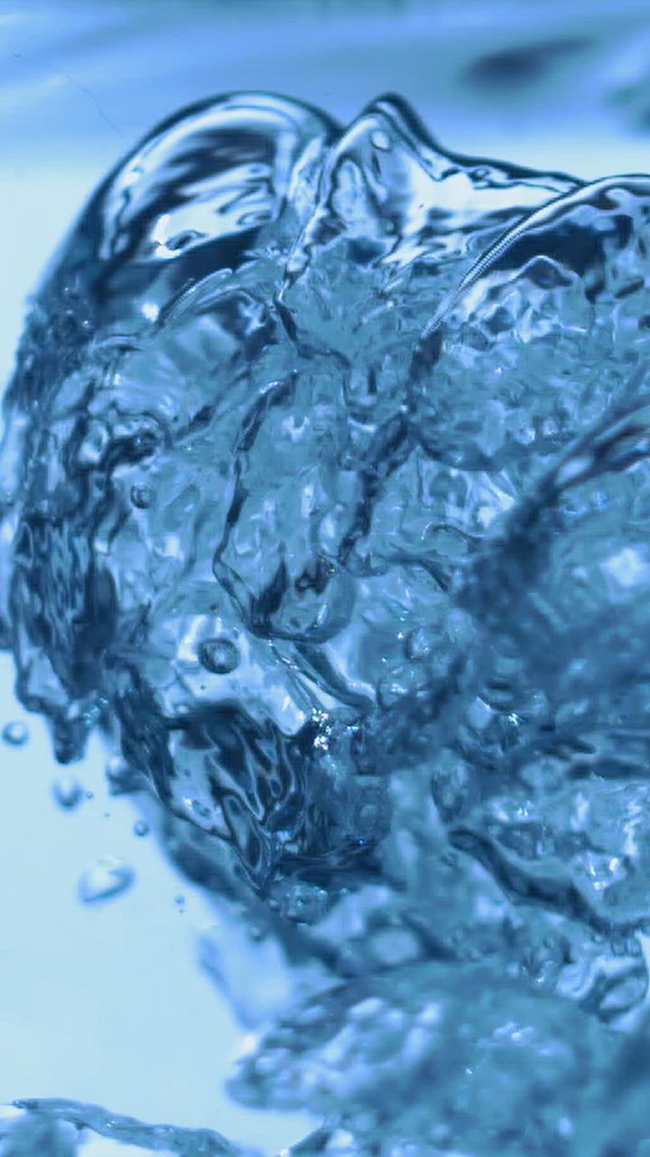 Texture of intense bubbling in water - Free Stock Video