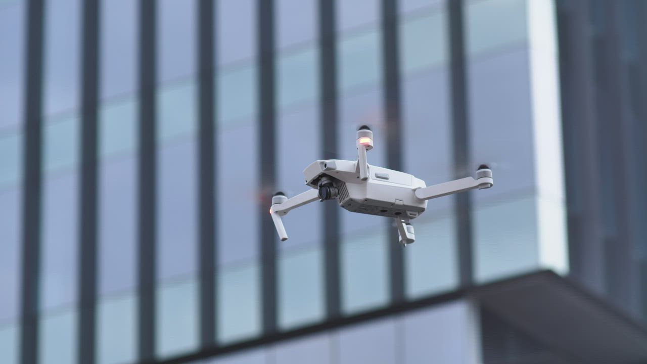 Drone flying - Free Stock Video