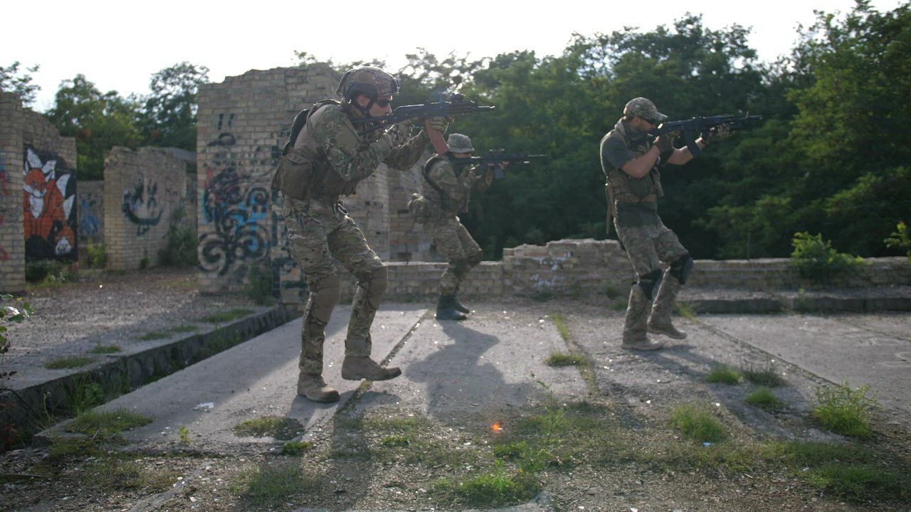 Group of soldiers laying down - Free Stock Video