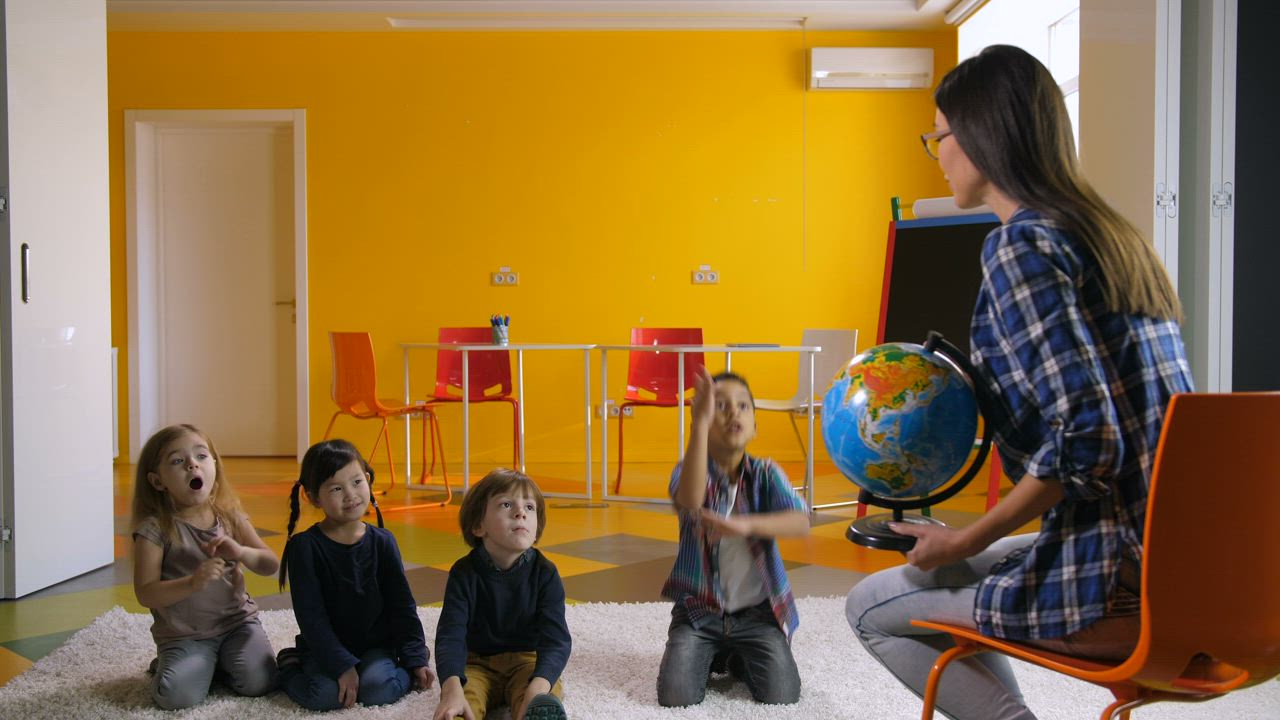 Young students learning together - Free Stock Video