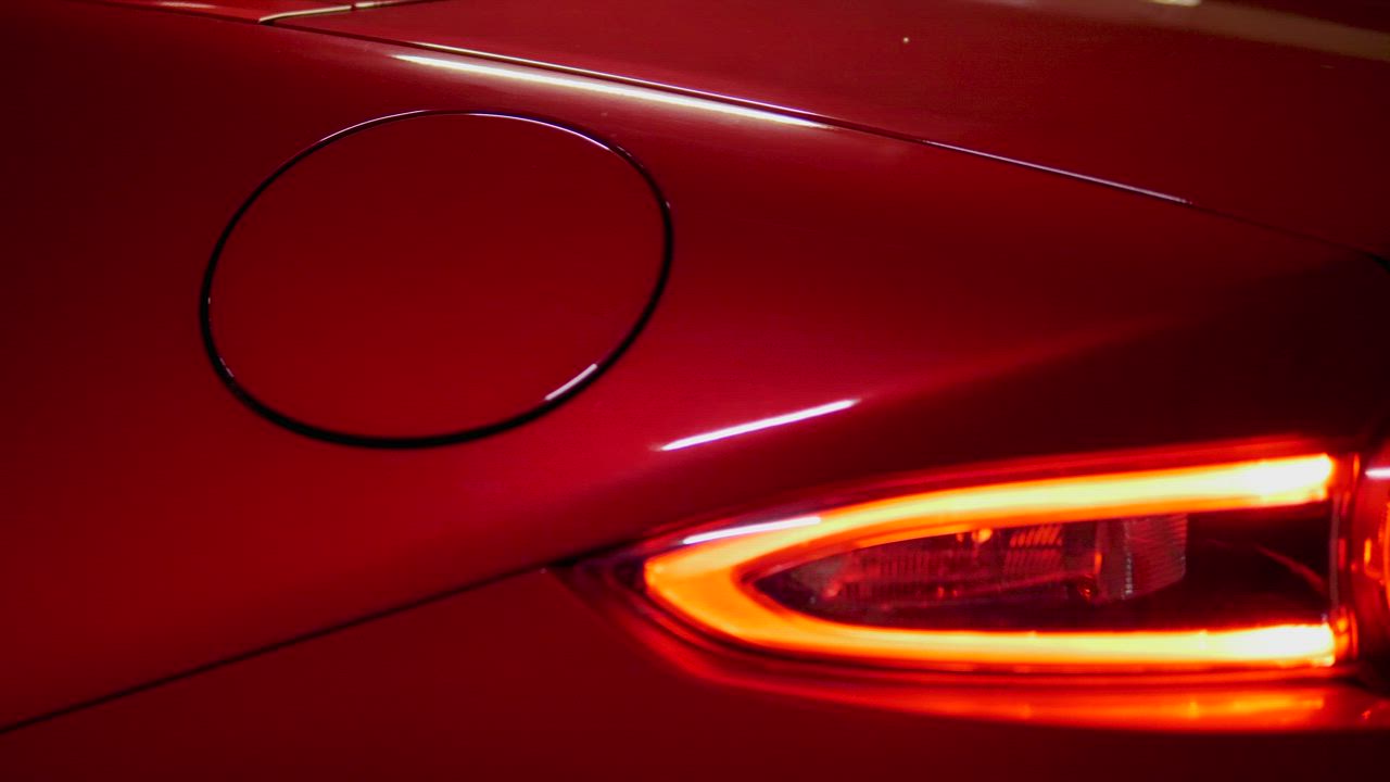 Close up of red sports car - Free Stock Video