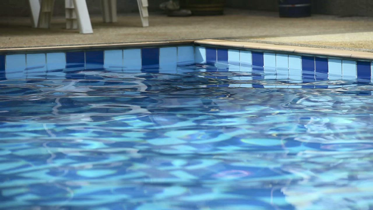 Water moving in the pool - Free Stock Video