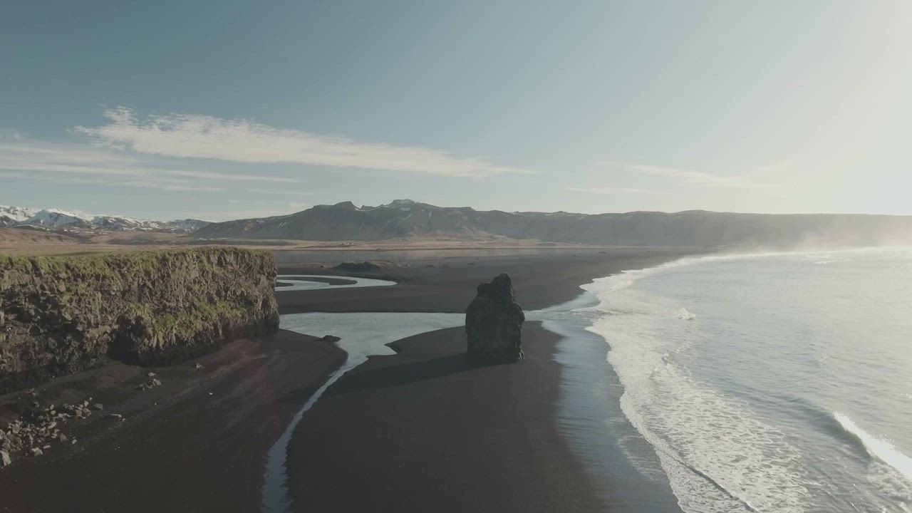 Ancient coastline - Free Stock Video