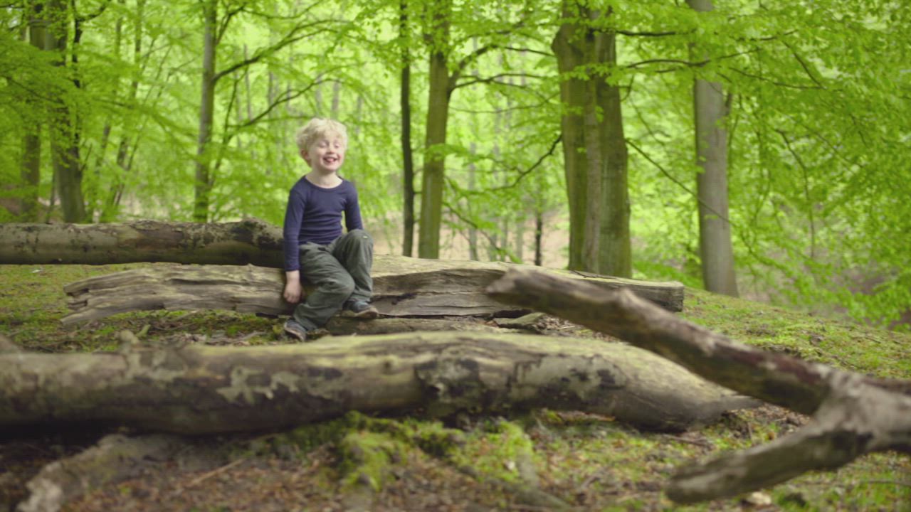 Young man playing outside - Free Stock Video
