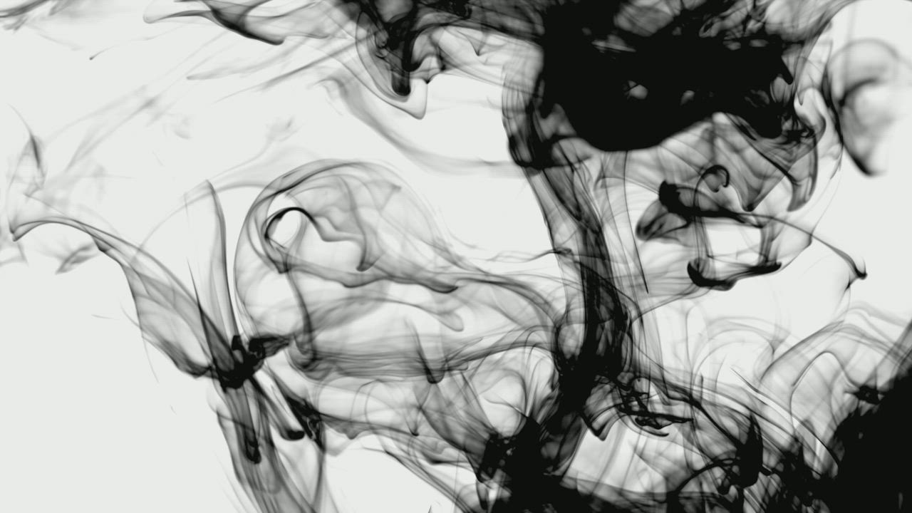 Ink moving in slow motion in transparent water - Free Stock Video