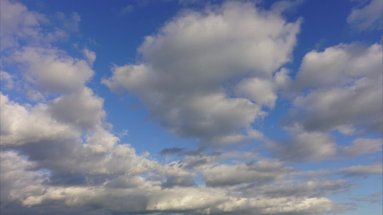 Timelapse of clouds running across the sky - Free Stock Video