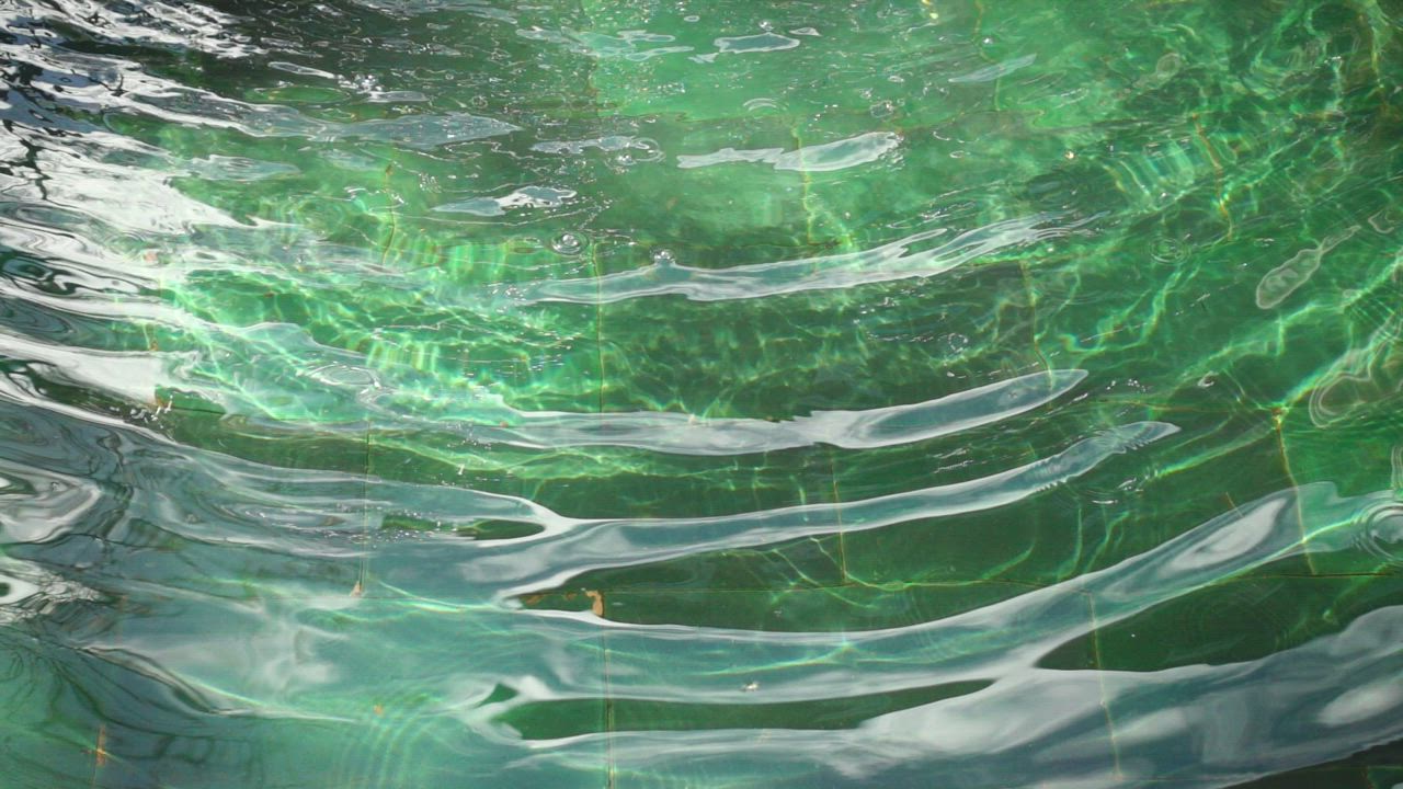 Fountain water ripples, slow motion - Free Stock Video