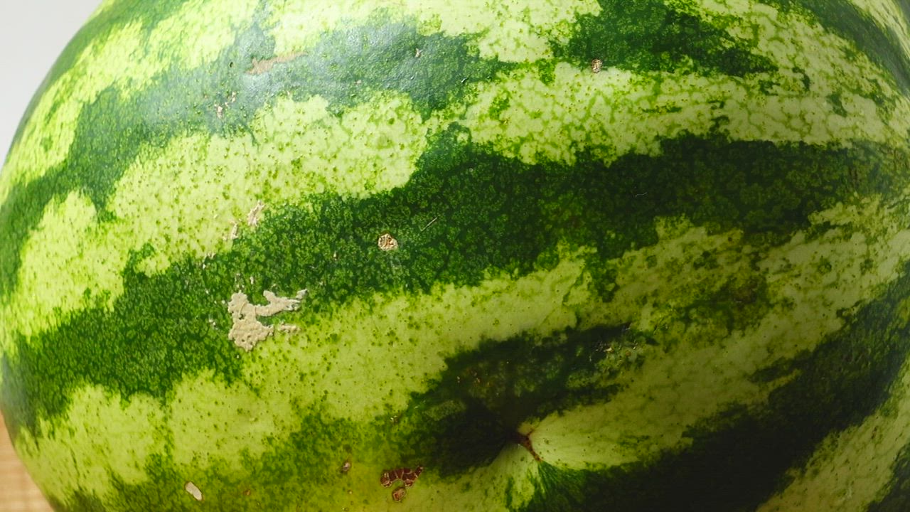 Watermelon spinning - Free Stock Video