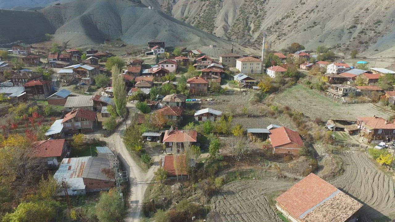 A small rural town in the countryside - Free Stock Video