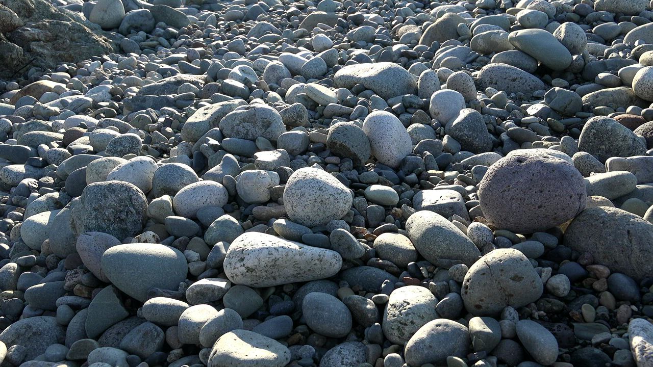 Beautiful stones in the morning light - Free Stock Video